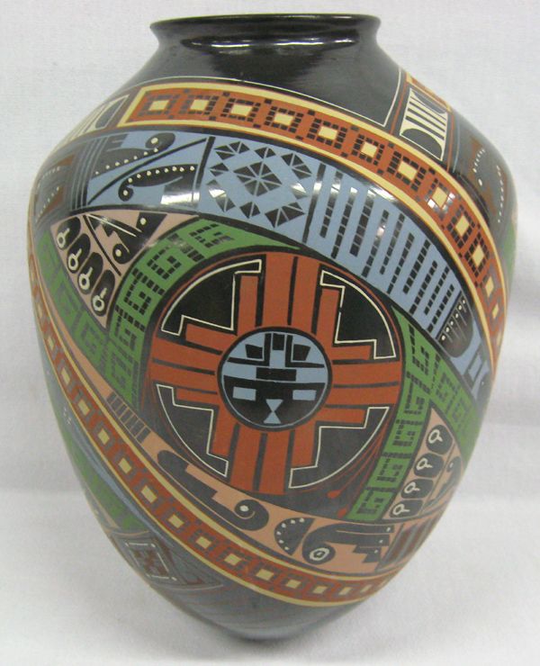 Mata Ortiz Polychrome Jar - Alonzo Meraz
