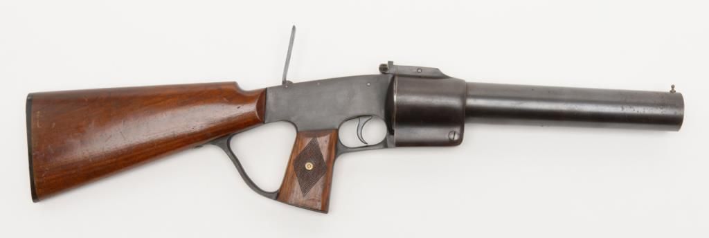 Federal Laboratories Gas Riot gun, wood stocks, very good condition ...