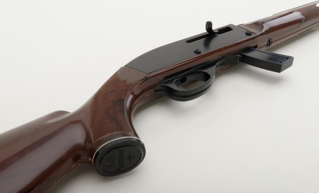 Remington Model 66 magazine fed semi-auto rifle, “Mohawk” Brown plastic ...