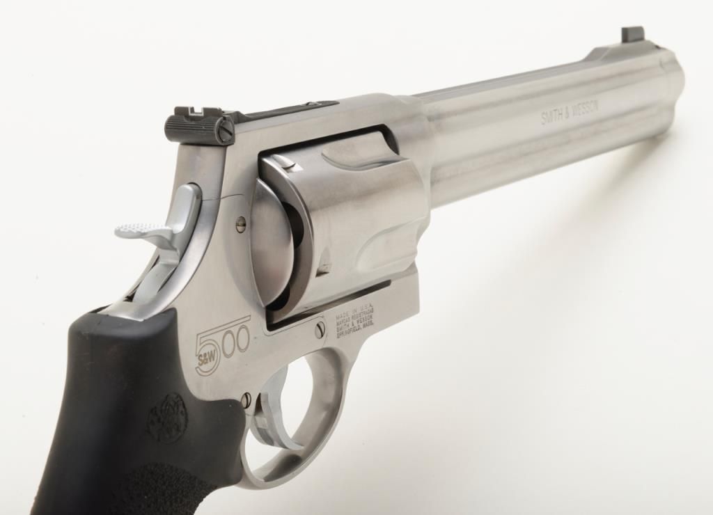 Smith & Wesson Model 500 Magnum DA revolver, .500 cal., 9” barrel ...