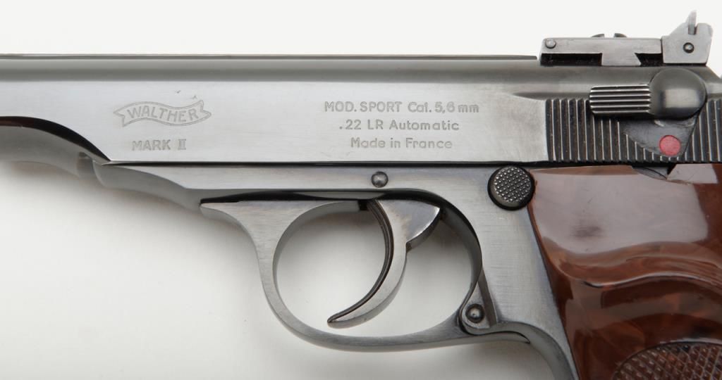 Walther Banner model Sport, .22 caliber semi-automatic pistol ...