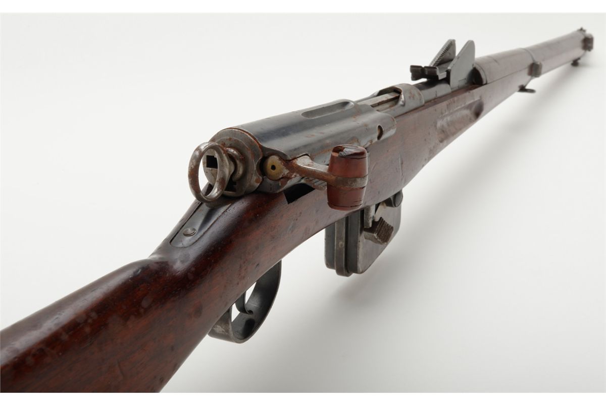 Swiss Schmidt-Rubin Model 1889 straight pull rifle, 7.5mm cal., 31 ...