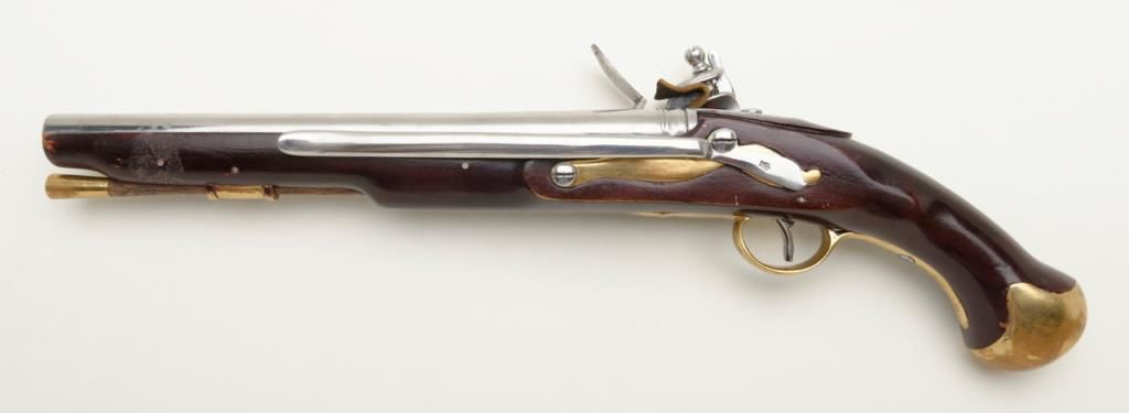Replica flintlock pistol marked “Tower”, .60 cal., 11-1/2” barrel ...
