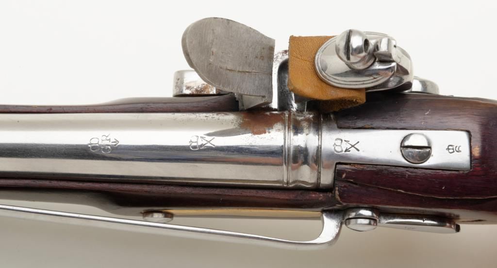 Replica flintlock pistol marked “Tower”, .60 cal., 11-1/2” barrel ...
