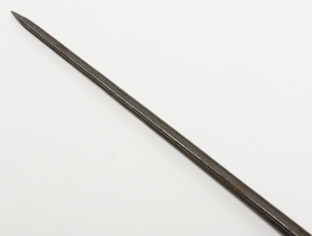 Unidentified four sided spike bayonet. Est.: $25-$50