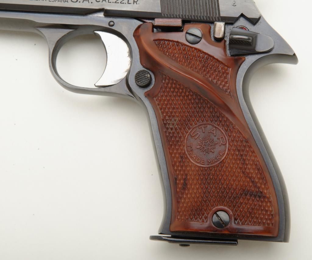 Star Model FR semi-auto pistol, .22LR cal., 4-1/4” barrel, blue finish ...