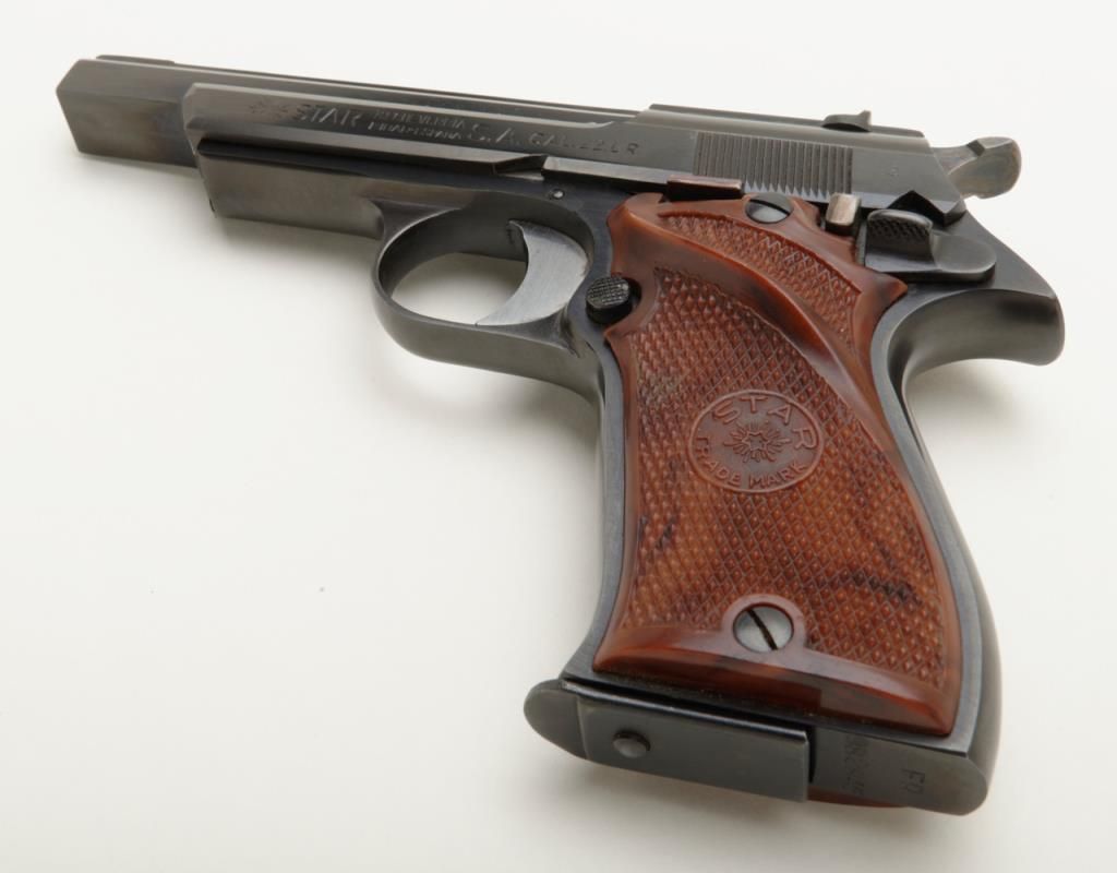 Star Model FR semi-auto pistol, .22LR cal., 4-1/4” barrel, blue finish ...