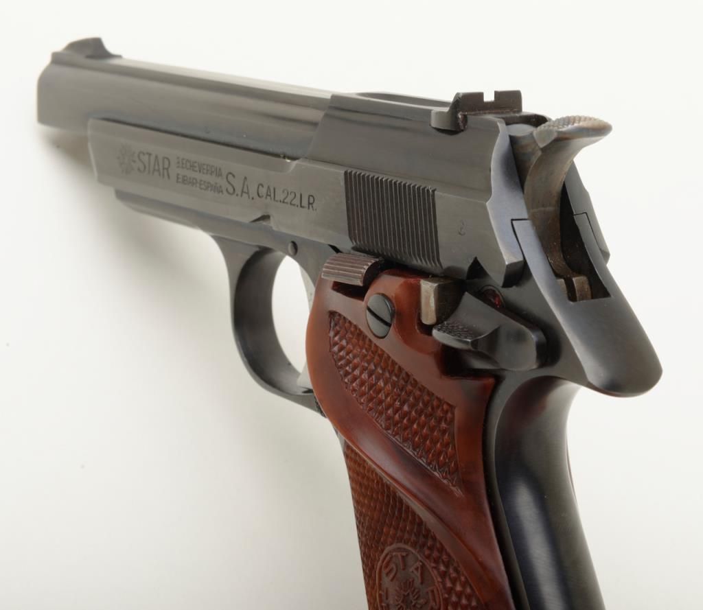 Star Model FR semi-auto pistol, .22LR cal., 4-1/4” barrel, blue finish ...