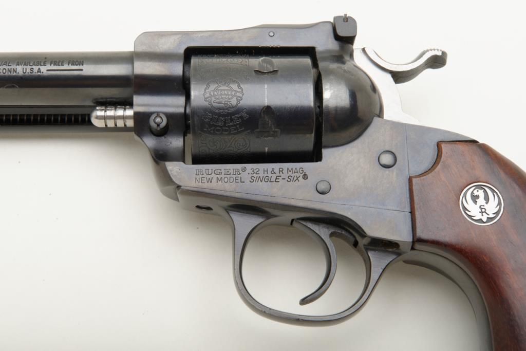 Ruger New Model Single Six revolver, .32 H & R Mag. cal., 6-1/2” barrel ...
