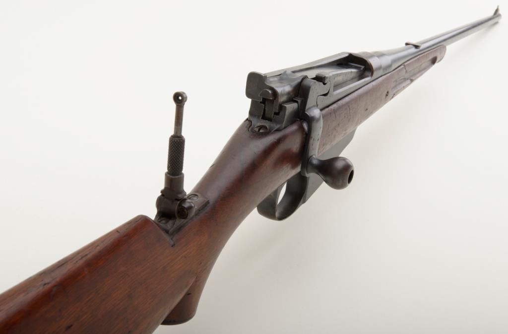 Winchester-Lee Straight Pull rifle, .236 USN cal., 24” rapid taper ...