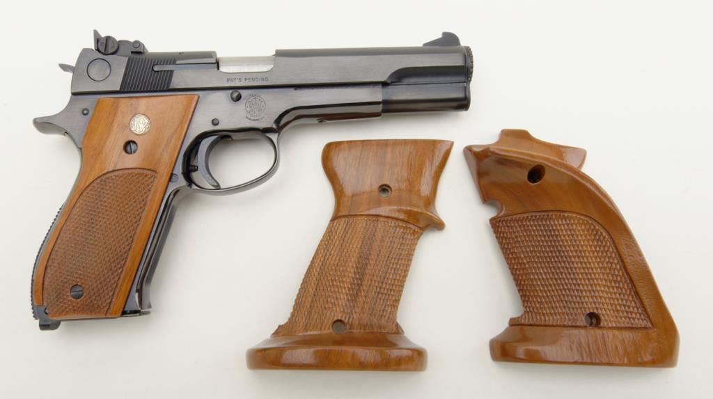 Smith & Wesson 52-2 semi-auto pistol, .38 Special Mid-Range, 5” barrel ...