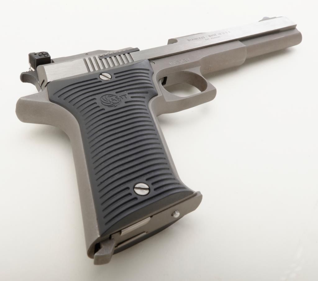 AMT Automag II semi-auto pistol, .22RF Magnum cal., 6” barrel ...