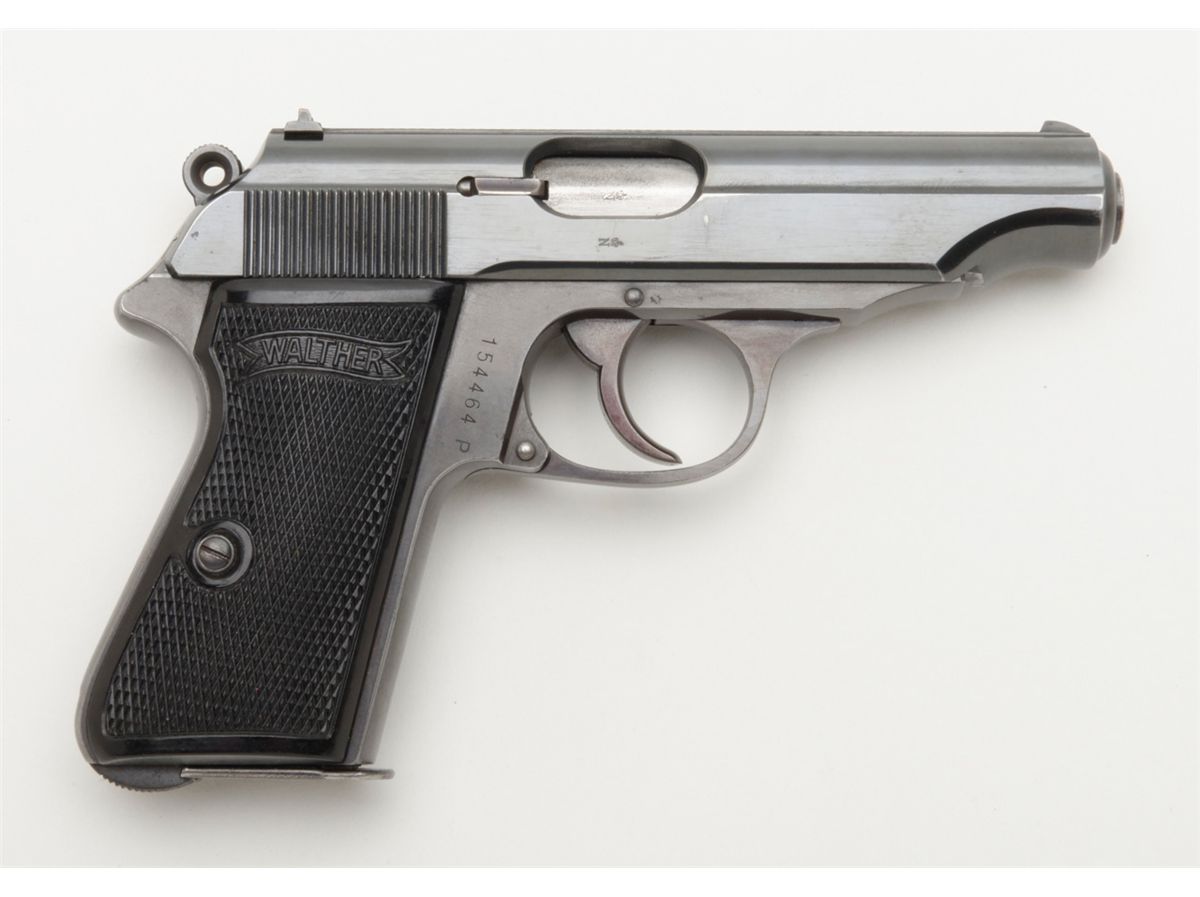 Walter model PP pre war commercial .380 cal., with 90 degree safety and ...