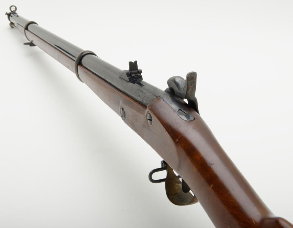 Hy Hunter Zouave percussion rifle, .58 cal., #1227, 32" barrel, blued ...