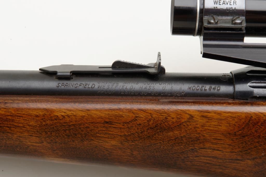 Springfield Savage Model 840 bolt action rifle, .30-30 cal., 20” barrel ...