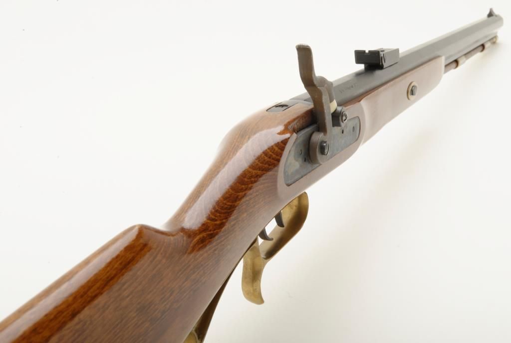 CVA modern blackpowder Spanish-made Hawken Model half stock percussion ...