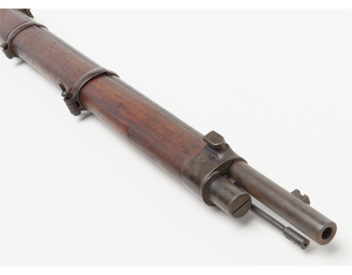 Antique Steyr Model 1886 bolt action rifle, 8mm cal., 26” barrel, blue ...