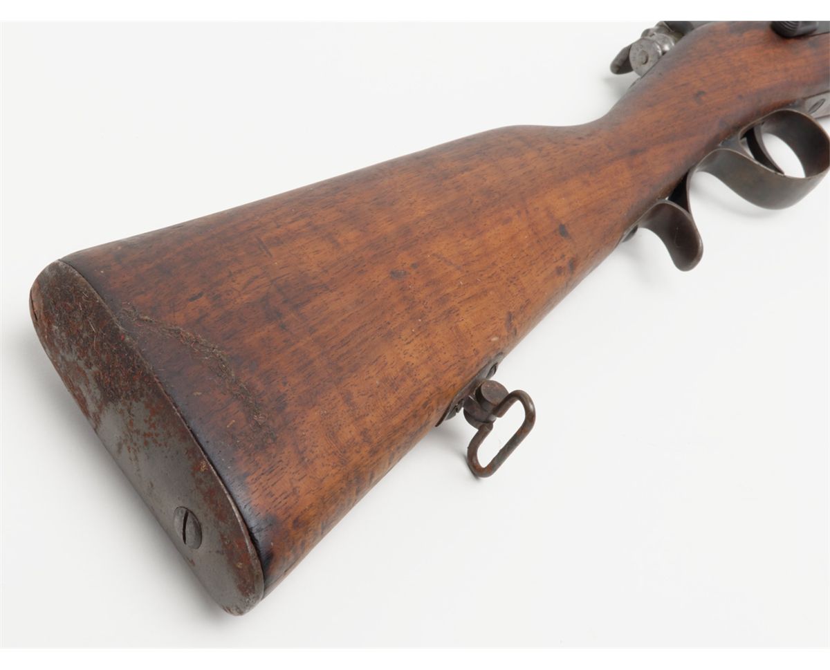 Antique Steyr Model 1886 bolt action rifle, 8mm cal., 26” barrel, blue ...