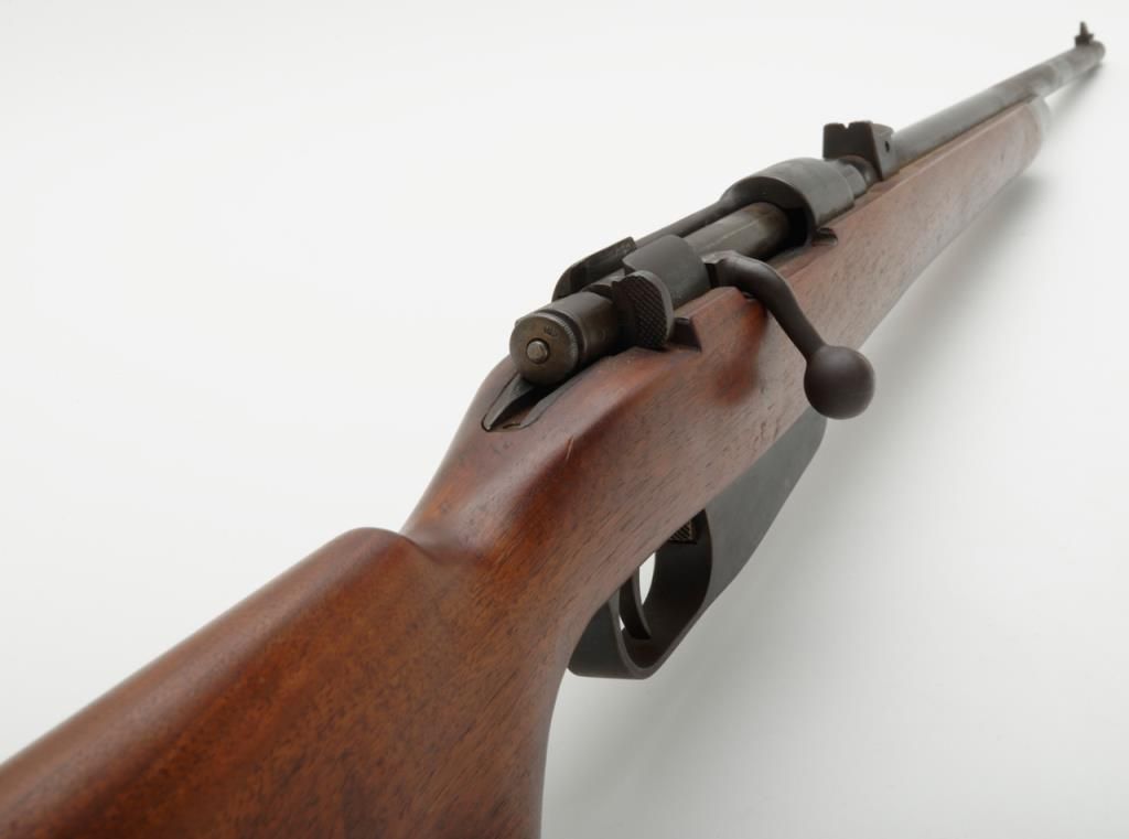 Sporterized Italian Carcano bolt action rifle, 7.35mm cal., 21-1/2 ...