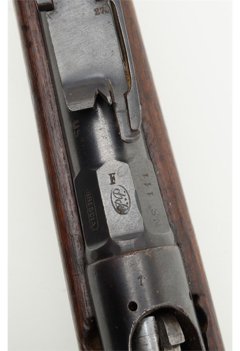 Italian Vetterli-Vitali bolt action rifle, 6.5mm cal., 34” barrel, blue ...