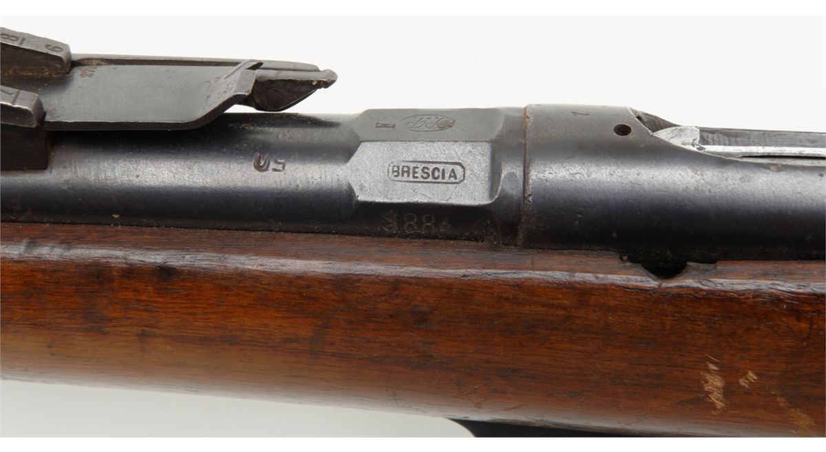 Italian Vetterli-Vitali bolt action rifle, 6.5mm cal., 34” barrel, blue ...