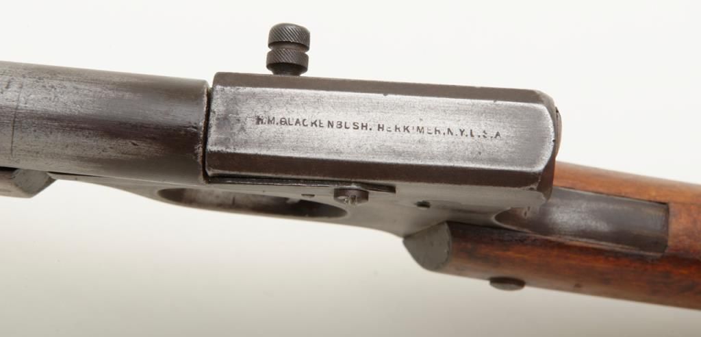 Quackenbush rifle, .22 cal., 22” round barrel, brown finish, wood ...