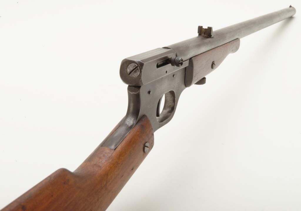 Quackenbush rifle, .22 cal., 22” round barrel, brown finish, wood ...