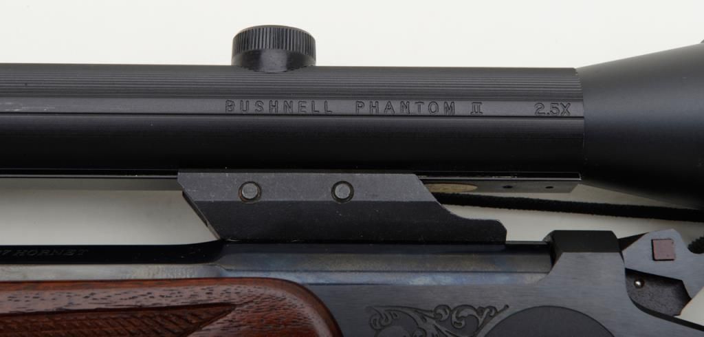 Thompson Contender single shot target pistol, .17 Hornet cal., 10 ...