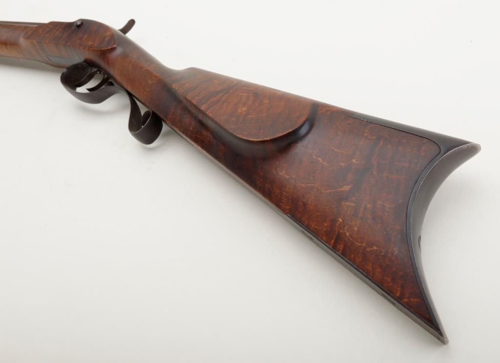 Modern half stock percussion rifle, .54 cal., 32-1/2” octagon barrel ...