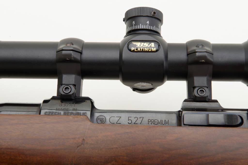 CZ Model 527 Premium bolt action rifle, .223 Rem. cal., 22” barrel ...