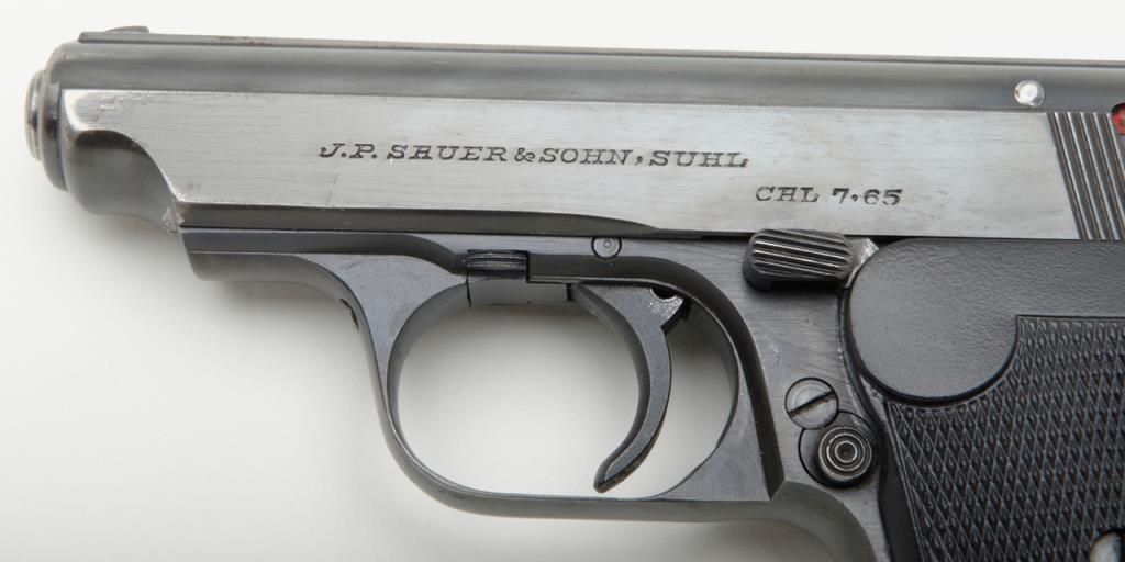 J.P. Sauer and Son, .32 caliber semi-automatic pistol made in Nazi era ...