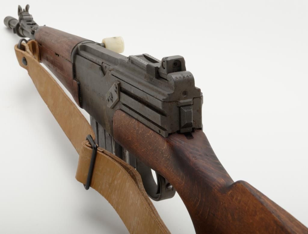 French MAS Model 49/56 semi-auto rifle, 7.5mm cal., 21” barrel ...