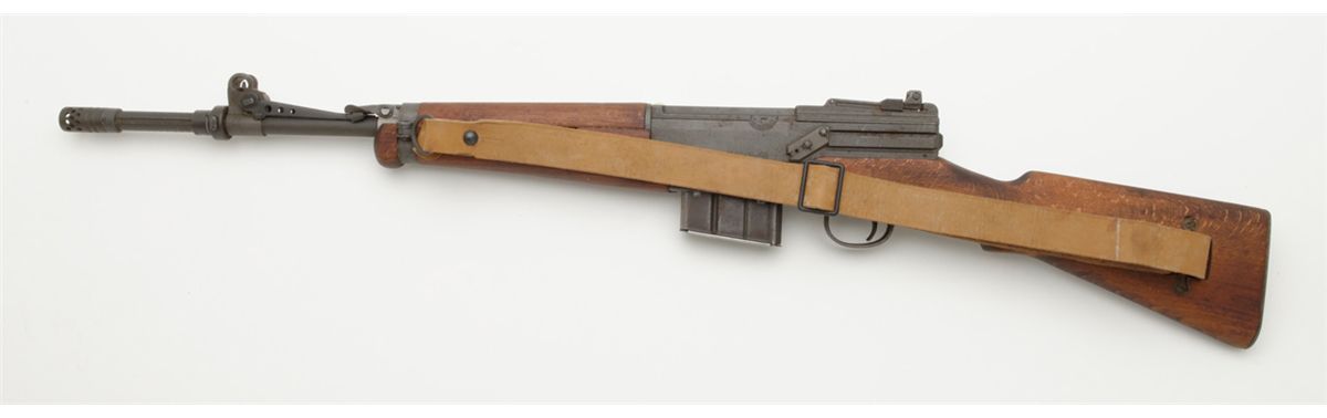 French MAS Model 49/56 semi-auto rifle, 7.5mm cal., 21” barrel ...