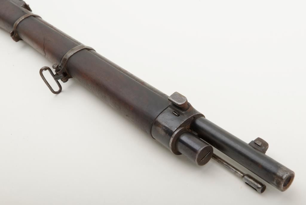 Steyr Model 1886 bolt action rifle, 8mm cal., 26” barrel, blue finish ...
