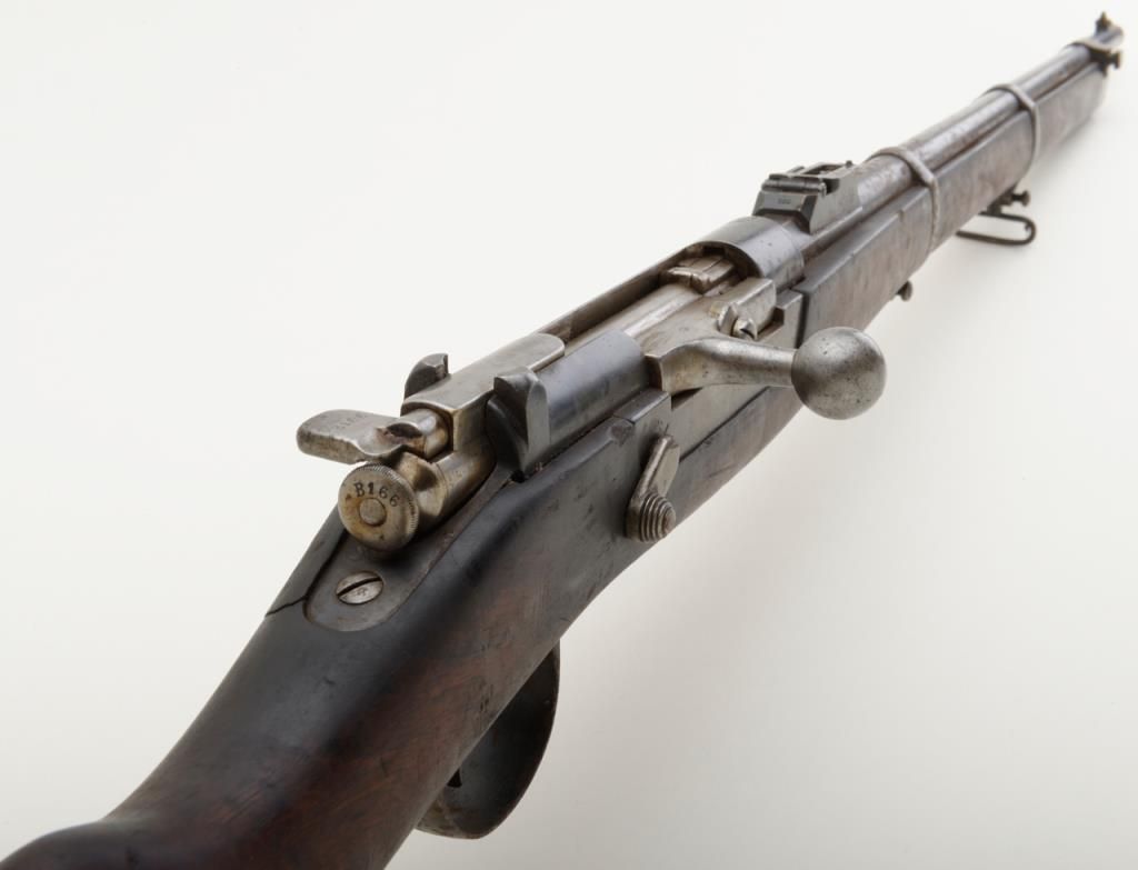 Steyr Model 1886 bolt action rifle, 8mm cal., 26” barrel, blue finish ...