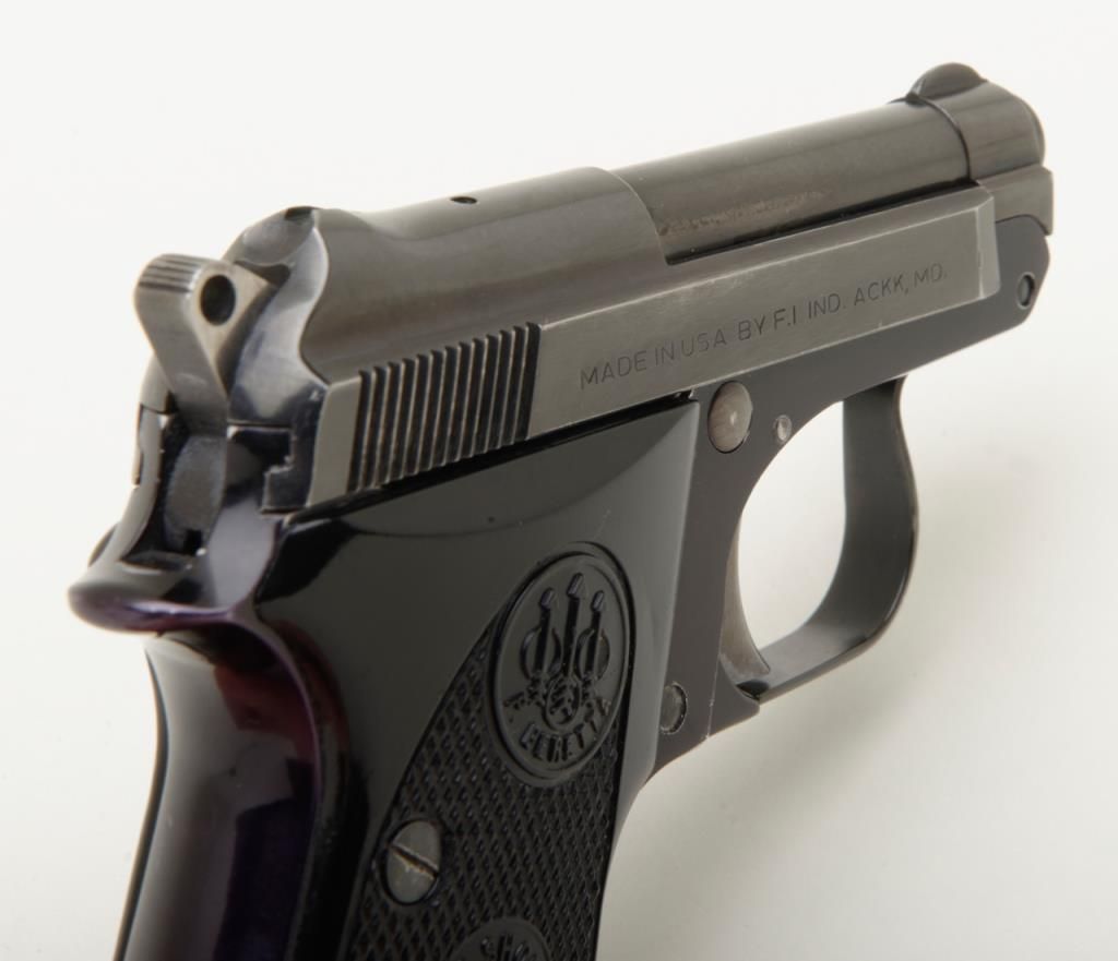 Beretta Model 950 BS pistol, .22 short cal., 2-1/2” barrel, blue finish ...