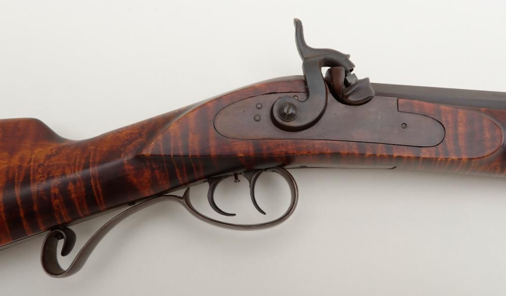 Black powder modern percussion half stock rifle, .54 cal., 33” octagon ...