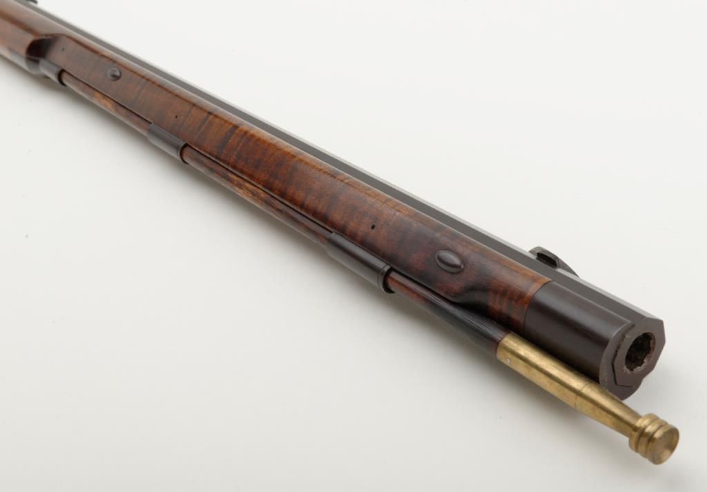 Modern full stock percussion black powder rifle, .54 cal., 34-1/2 ...