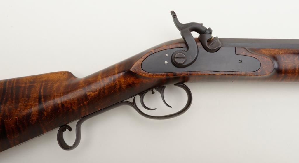 Modern full stock percussion black powder rifle, .54 cal., 34-1/2 ...