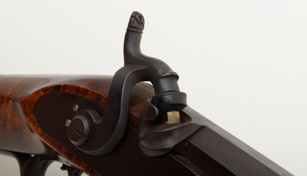 Modern full stock percussion black powder rifle, .54 cal., 34-1/2 ...