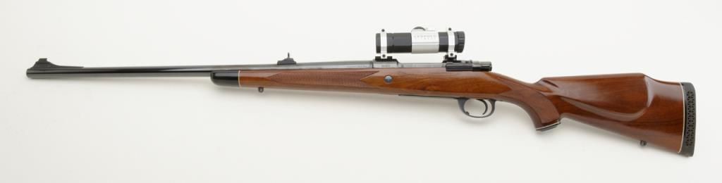 Interarms Mark X bolt action rifle, .458 Win. cal., 24” barrel, blue ...