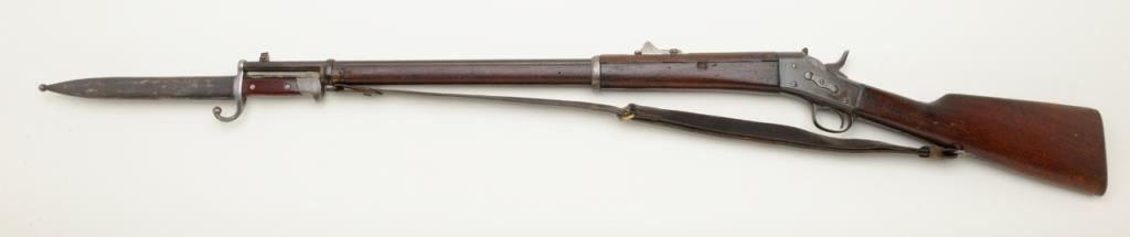 Remington Rolling Block single shot rifle, 7mm – S.M. cal., 30” barrel ...