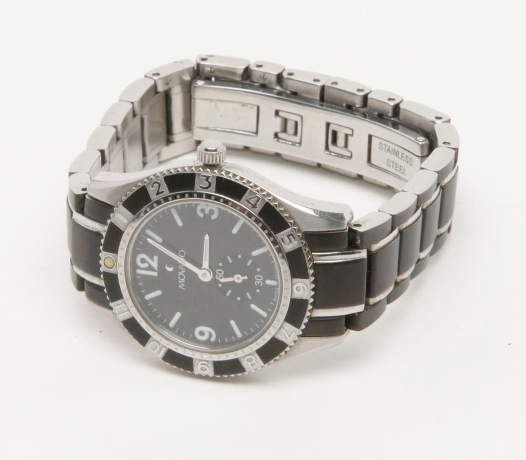 Special Edition ladies Movado Stainless steel/Tungsten Carbide watch ...