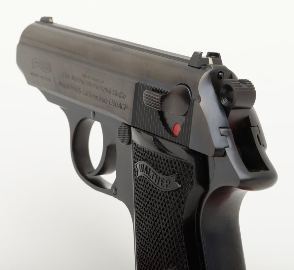 Walther PPK/S DA semi-auto pistol, marked “Interarms”, 9mm kurz cal., 3 ...