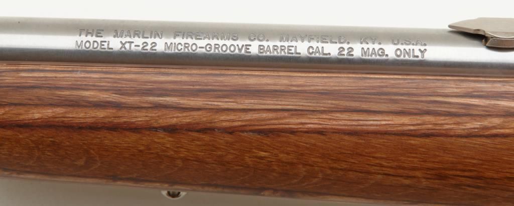 Marlin Model XT-22 bolt action rifle, .22 Mag. only, 22” barrel ...