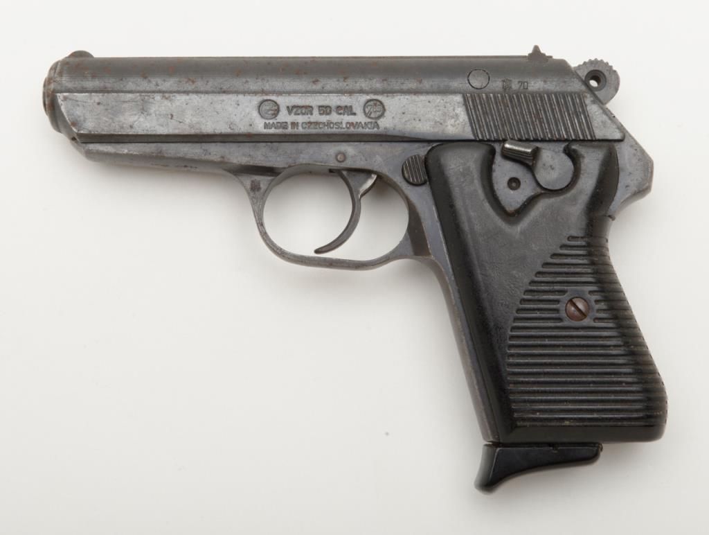 CZ Model 50 DA semi-auto pistol, 7.65mm cal., 3-3/4” barrel, blue ...