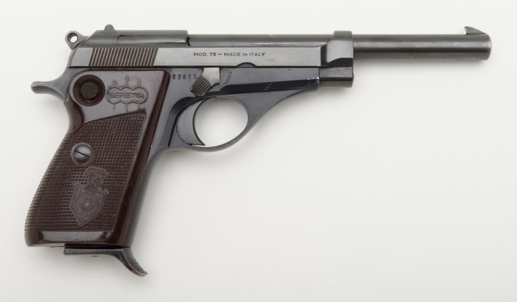 Beretta Model 75 Jaguar, .22 long rifle caliber semi-automatic pistol ...