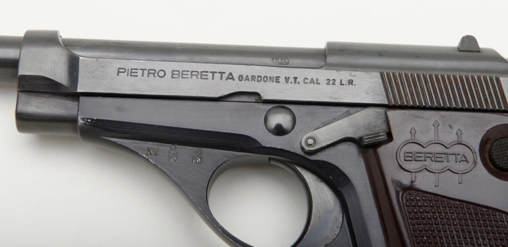 Beretta Model 75 Jaguar, .22 long rifle caliber semi-automatic pistol ...
