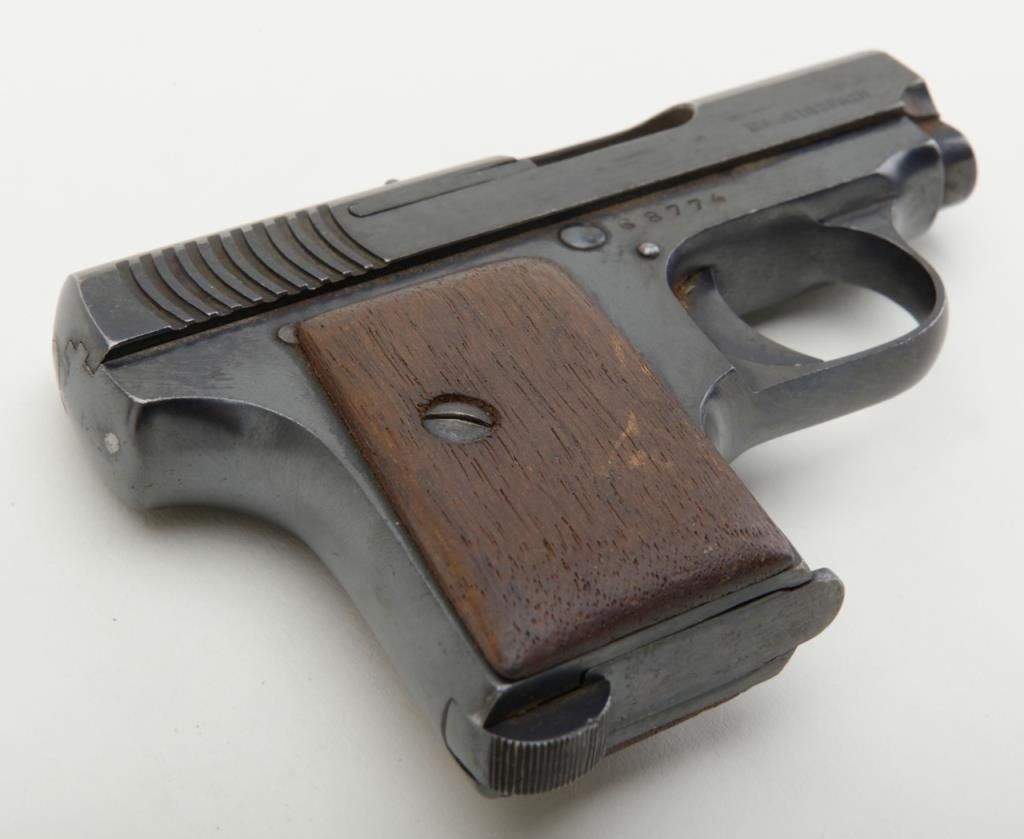 Spanish-made Eibar Destroyer model semi-auto pocket pistol, 6.35mm cal ...