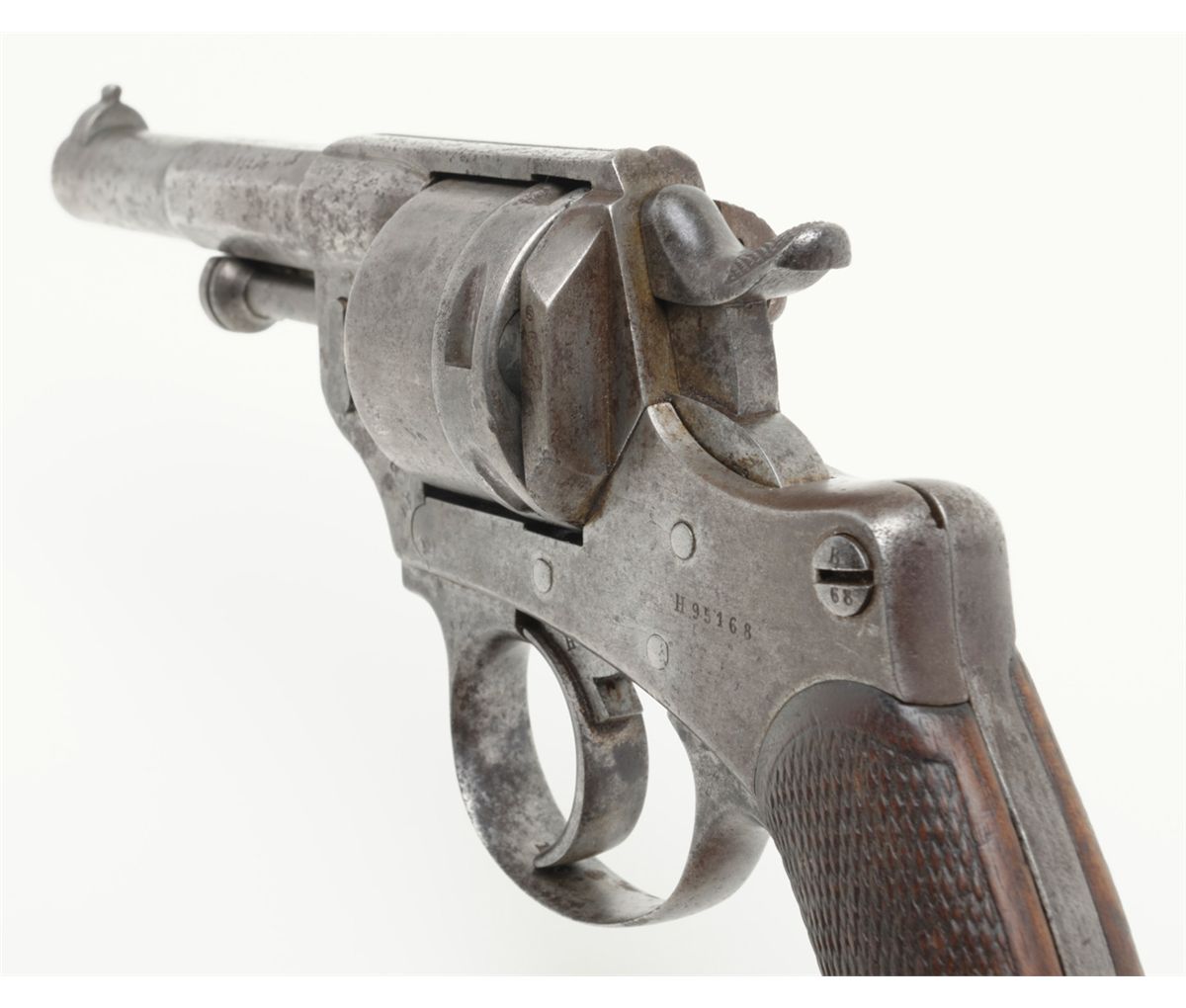 French St. Etienne Model 1873 DA revolver, 11mm cal., 4-1/2” barrel ...